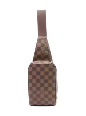 LOUIS VUITTON 2010 Geronimos Damier Ebene Belt Bag - Brown
