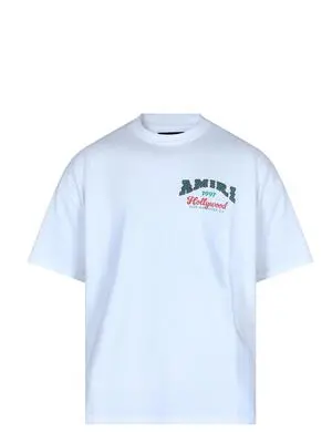 Amiri Hollywood Crewneck Tee - Tobacco