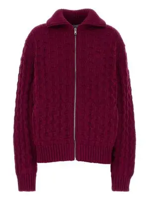 Prada Virgin Wool Cardigan - Pink