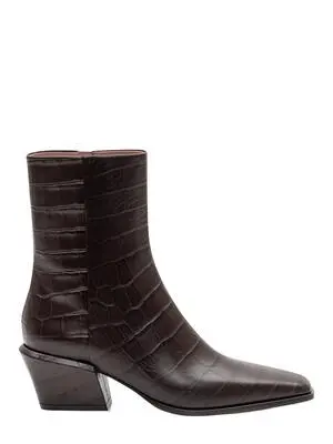 Paris Texas Paris Texas Bettina Ankle Boot 50mm Heel Ebano