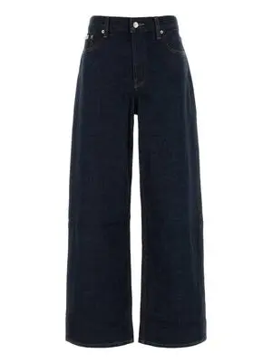 Calvin Klein Denim Wide-leg Jeans - Blue