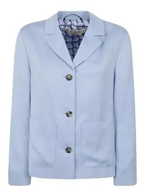 Marni Chic Casual Jacket - Light Blue