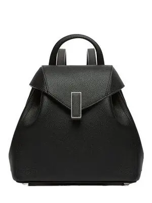 VALEXTRA Iside Mini Leather Backpack - Black