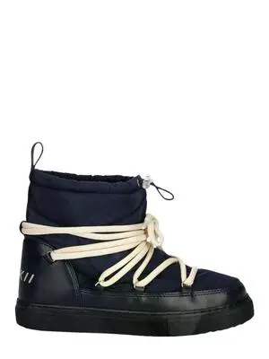 Inuikii Mountain Quilted Ankle Boots Blue