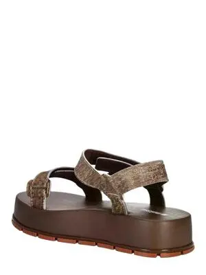 MELISSA Flowing Touch-strap Platform Sandals