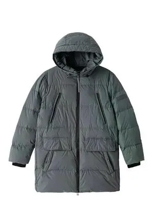 Marc O'polo Hooded Padded Coat - Grey