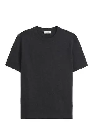 Cos Slim Modal Interlock-jersey T-shirt - Gray