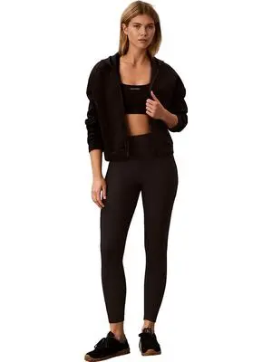 Calvin Klein Soft Sport Rib 7/8 Leggings - Black