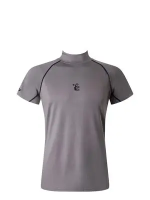 HELLSTAR Mockneck Compression T-shirt 'grey' Grey