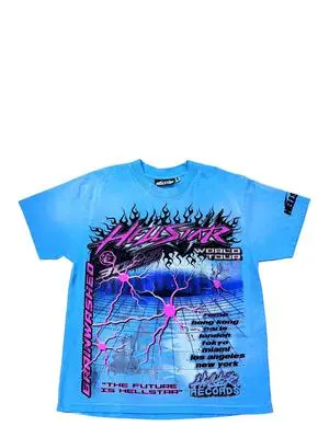 HELLSTAR Greatest Hits Neuron Tour T-shirt 'baby - Blue