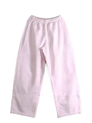 Alexander Wang Logo Print Mid-rise Relaxed Sweatpant - Pink
