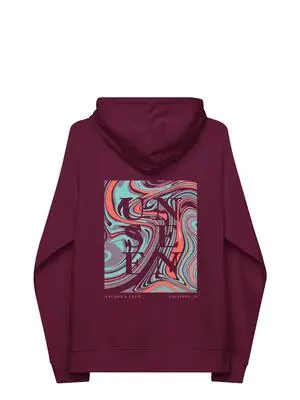 ANCHOR & CREW Burgundy Eighteen Unseen Editions Organic Cotton Hoodie - Red