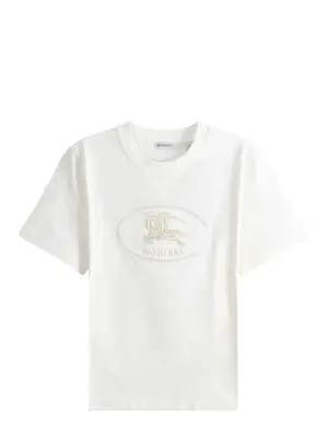 BURBERRY Frankie Vlvt Ks Tops 'chalk'