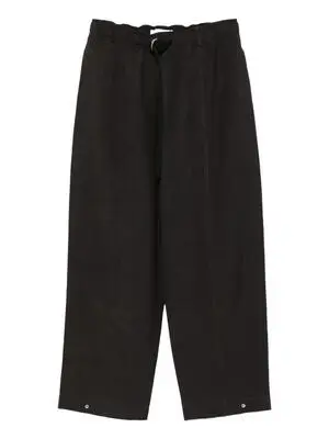 STUDIO NICHOLSON Draw Cord Elastic Pant 'tan'