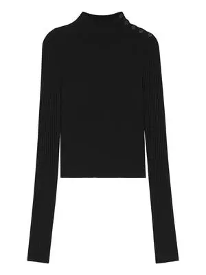 Hugo X Entire Studios Sweater With Shoulder Buttons - Black
