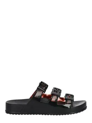 MELISSA Cozy Triple Buckle-strap Slides