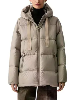 Marc O'polo Quilted Hooded Jacket - Neutrals