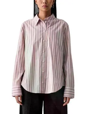 Marc O'polo Vertical-stripe Shirt Pink