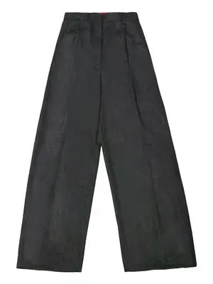 THELATEST Pressed-crease Wide-leg Trousers - Grey