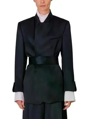 SA SU PHI Lauren Belted Blazer - Black