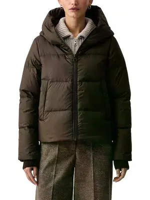 Marc O'polo Hooded Puffer Jacket - Brown