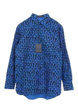 LOUIS VUITTON 2020s Monogram Long-sleeve Shirt - Blue