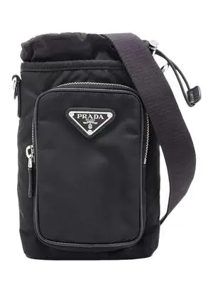 Prada 2013-2026 Re-nylon Smartphone Case Crossbody Bag - Black