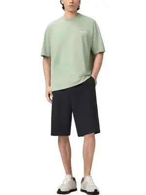 ALLSAINTS Underground Logo-print Crew-neck T-shirt - Green