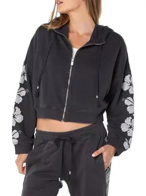 Roxy Tropical Trails Full Zip Hoodie Phantom