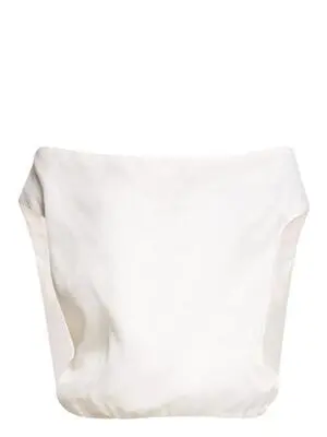 Staud Larissa Off The Shoulder Silk Top - Ivory