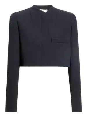 Khaite Samo Cropped Jacket - Black