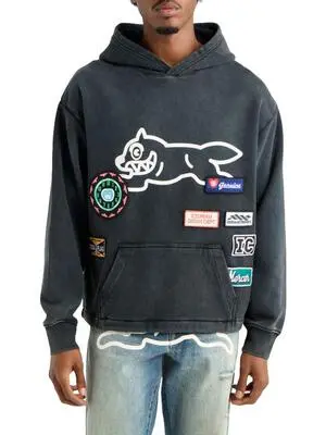ICECREAM Bacon Cotton Graphic Hoodie - Jet Set
