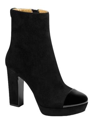 Donna Karan New York Sullivan Peep Toe Platform Bootie - Black