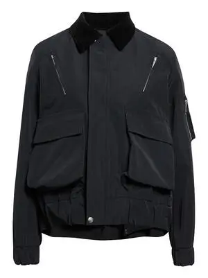 Sacai Grosgrain Bonding Blouson Jacket - Black