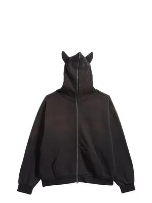 MARKET Smiley Devil Full Zip Hoodie - Black