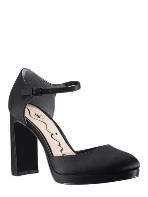 Nina Marcie Ankle Strap Pump Black