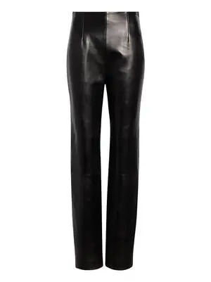 Khaite Ryden Leather Pants - Black