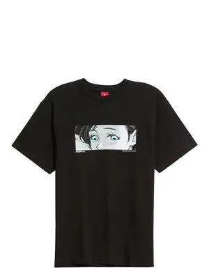 ICECREAM Elderflower Cotton Graphic T-shirt - Black