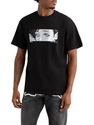 ICECREAM Elderflower Cotton Graphic T-shirt - Black