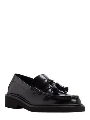 G.H.BASS Margot Leather Tassel Loafer - Black