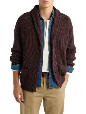 ROWING BLAZERS Cotton Fisherman Shawl Cardigan
