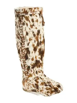 UGG Bucked Tall Genuine Calf Hair Boot - Brown Multi