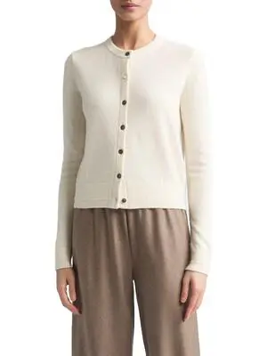 Maria Mcmanus Recycled Cashmere & Cotton Cardigan - Ivory