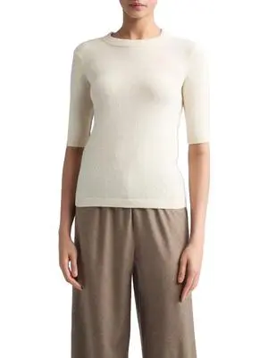 Maria Mcmanus Recycled Cashmere & Cotton Sweater - Ivory