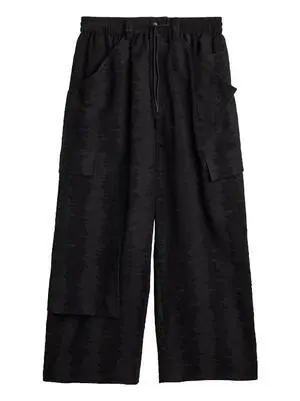 Y3 Deco Stitch Cargo Pants - Black