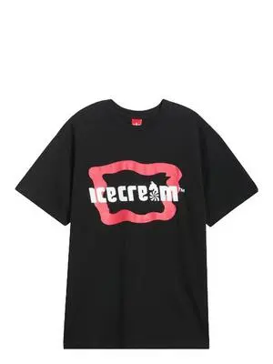 ICECREAM Root Beer Cotton Graphic T-shirt - Black