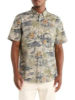 Reyn Spooner Paradise Found Button Down Shirt Eucalyptus