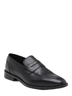 JOHN W. NORDSTROM® Spoleto Leather Penny Loafer - Black Leather