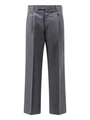 PT TORINO Quindici Edge Wool Trousers - Grey