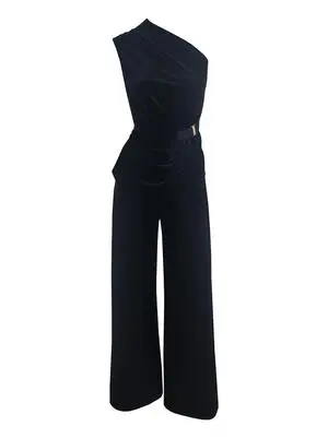 ME & THEE Rise & Shine Velvet Co-ord - Black